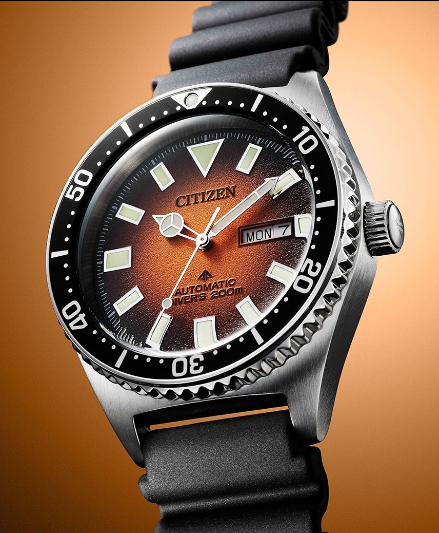 Citizen NY0120-01Z Promaster Automatic Diver's 200mt Arancione